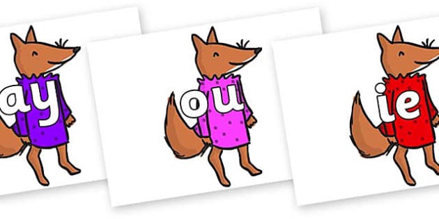 FREE! - Phase 5 Phonemes on Small Fox 3 to Support Teaching on Fantastic Mr