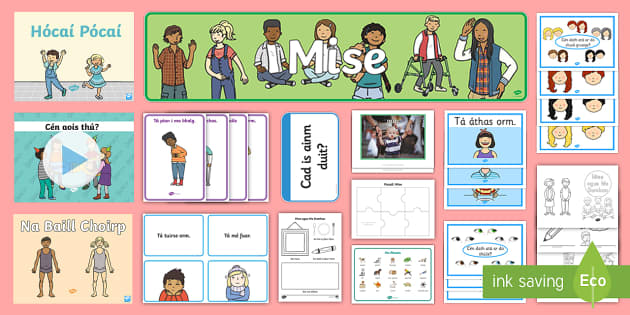 All about Me (Mé Féin) Resource Pack Gaeilge - Twinkl