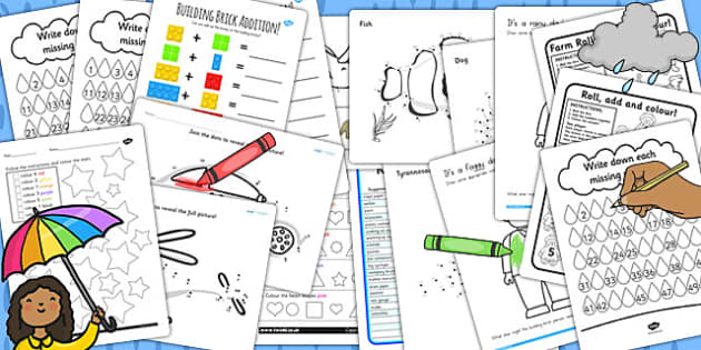 EYFS Rainy Day Activity Pack (Hecho por educadores) - Twinkl