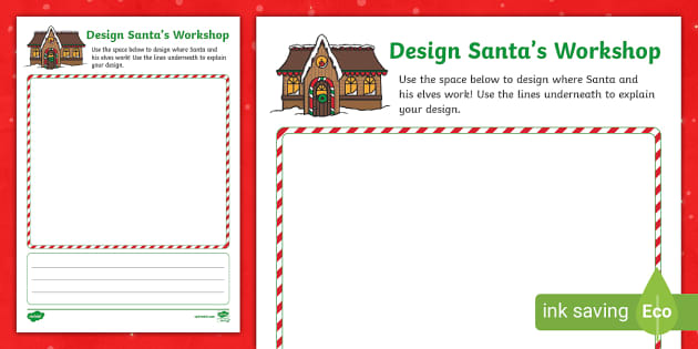 Design Santa's Workshop (teacher made) - Twinkl