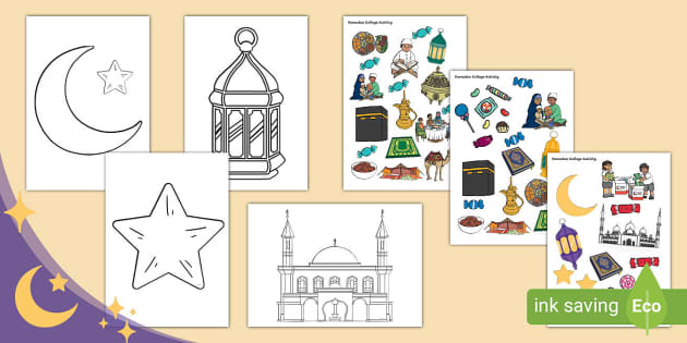 Ramadan Collage (teacher made) - Twinkl