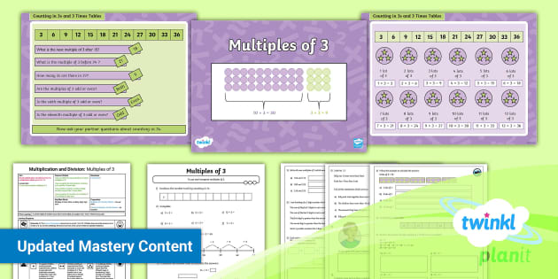 👉 * NEW * Y4 Multiplication and Division Facts PlanIt Maths Lesson 1