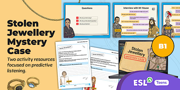 ESL Predictive Listening Mystery Pack [Teens, B1]