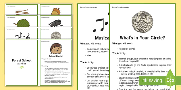 What is Forest School? Activities and Ideas - EYFS Resources