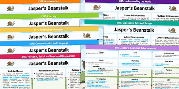 EYFS Lesson Plan and Enhancement Ideas to Support Teaching on Jasper's
