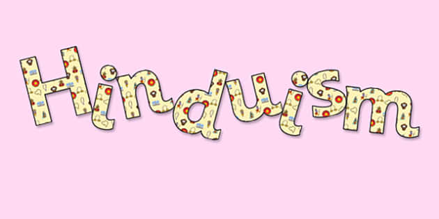 'Hinduism' Display Lettering (teacher made) - Twinkl