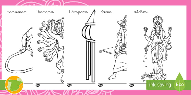Hojas para colorear. Diwali (Hecho por educadores) - Twinkl
