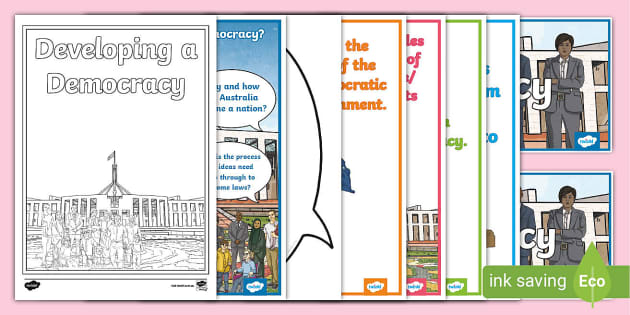 Democracy Display Pack | Year 6 Australia | Teacher-Made
