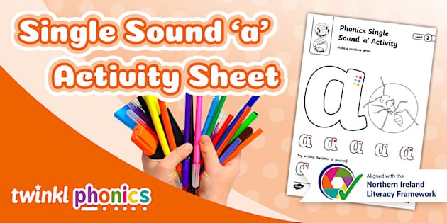 Phonics Single Sound 'a' Activity Sheet