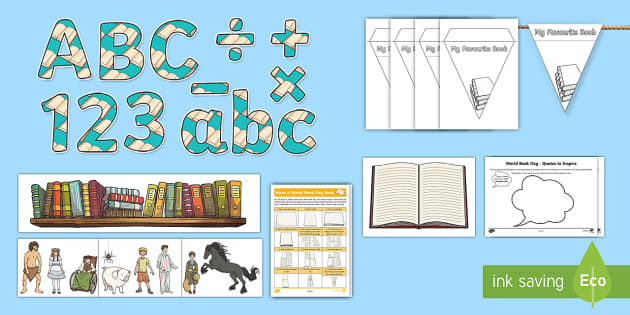 KS2 World Book Day Discover and Learn Display Pack