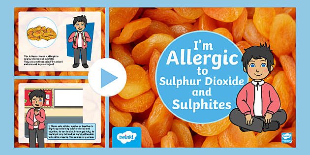 ‘I’m Allergic to Sulphur Dioxide and Sulphites’ Social Scenario PowerPoint
