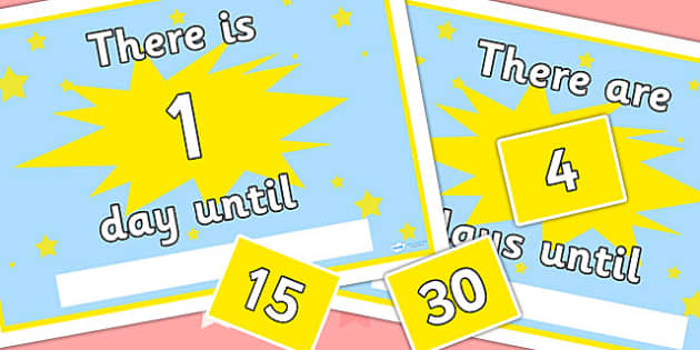Holiday Countdown Template Countdown Calendar Editable