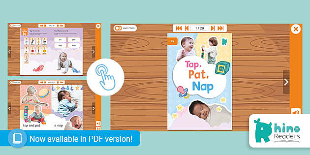 Level 2a Decodable Readers: Tap, Pat, Nap (teacher made)