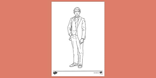 Herbert Pocket Colouring Sheet | Colouring Sheets - Twinkl