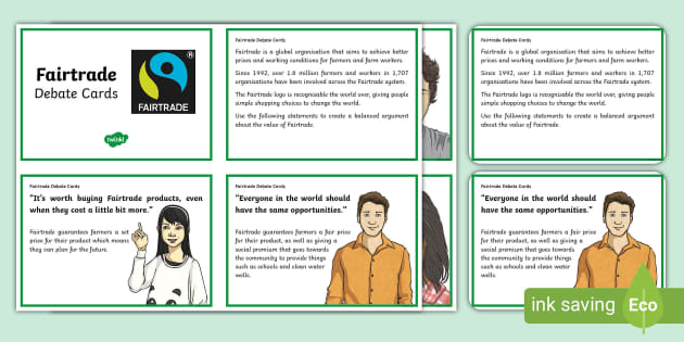 KS2 World Fairtrade Day Chocolate Debate Activity - Twinkl
