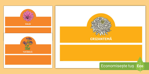 Flori de toamnă – Coronițe pentru jocul de rol - Twinkl