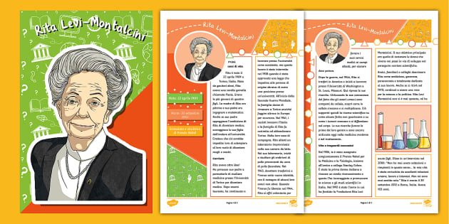 Rita Levi Montalcini (teacher made) - Twinkl