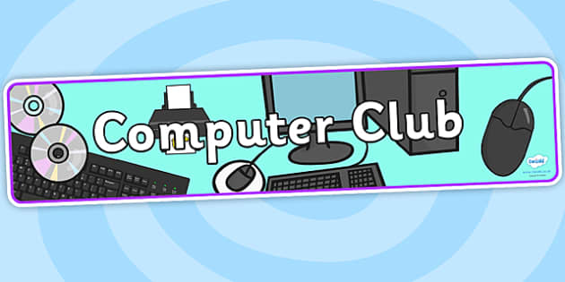 Computing Club Display Banner - Computing UK (teacher made)
