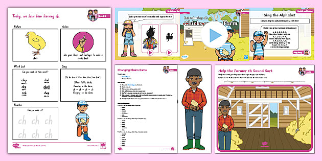 'ch' Lesson Pack - Level 3: Week 2: Lesson 4 (profesor hizo)