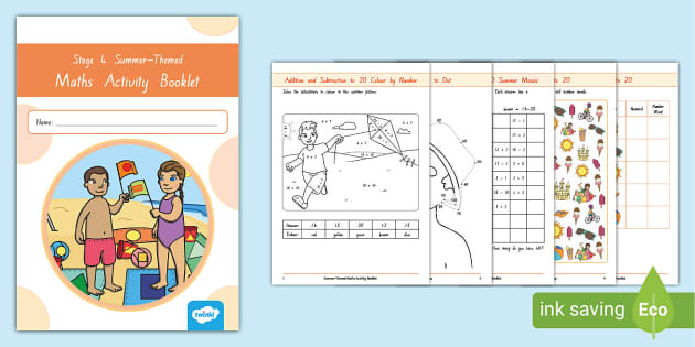 Stage 4 Summer Maths Activity Booklet (teacher made)