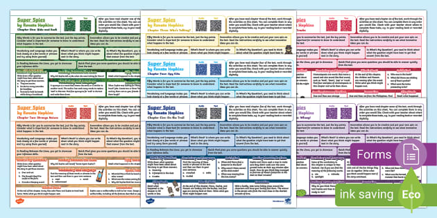 CHAPTERS September 2022: Super Spies Follow-Up Pack - Twinkl