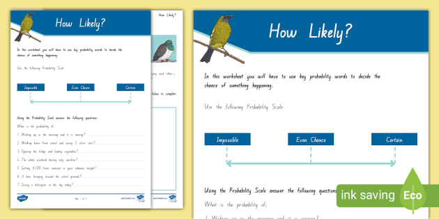 How Likely? (Teacher-Made)