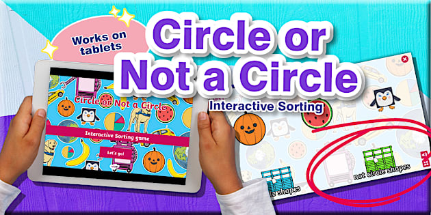 Circle or Not a Circle Interactive Sorting