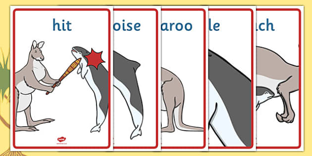The Kangaroo and the Porpoise Display Posters (teacher made)