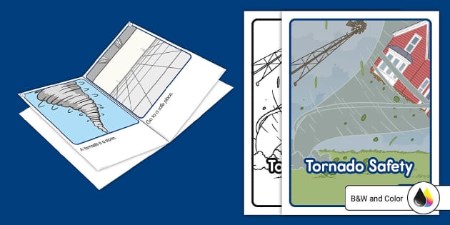 Tornado Safety Emergent Reader (teacher made) - Twinkl