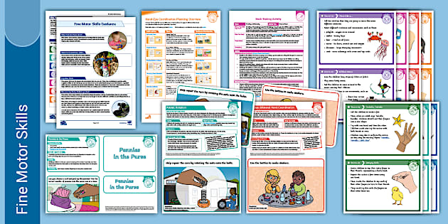 Fine Motor Skills Planning and Guidance Taster Pack | Twinkl