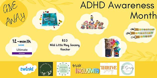 FREE! - *NEW* ADHD Awareness Giveaway (teacher made)