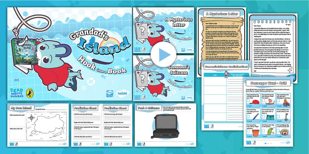 Read, Write, Succeed: Grandad's Island Hook Into a Book Pack
