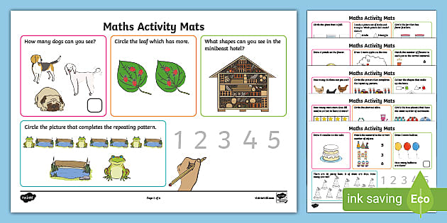 EYFS Maths Activities Reception Activity Mats EYFS 2021 eyfs-maths-activities-reception-activity-mats-eyfs-2021