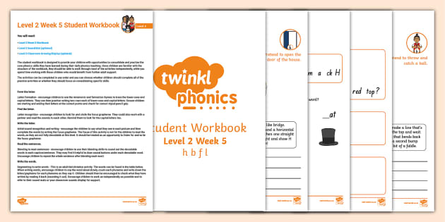 Twinkl Phonics: Level 2: Week 5 Workbook (Lehrer gemacht)