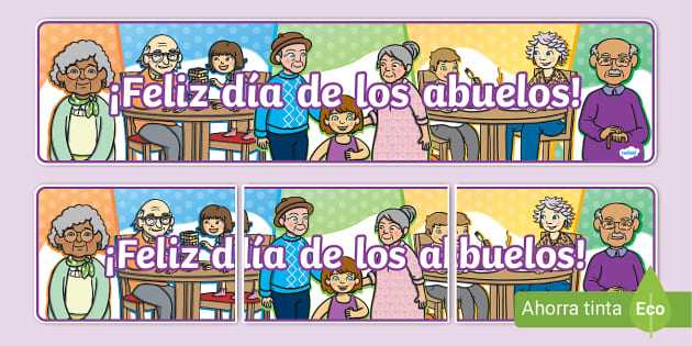 Banner: ¡Feliz día de los abuelos! | Twinkl Perú - Twinkl