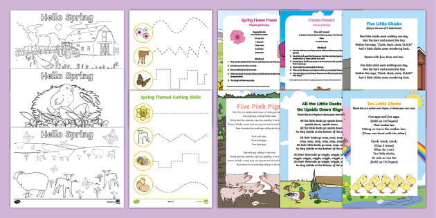 EYFS Spring Resource Pack (Ages 2-3) (teacher made)