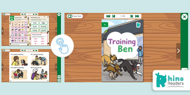 Level 4c Book | Training Ben | Rhino Readers (teacher made)