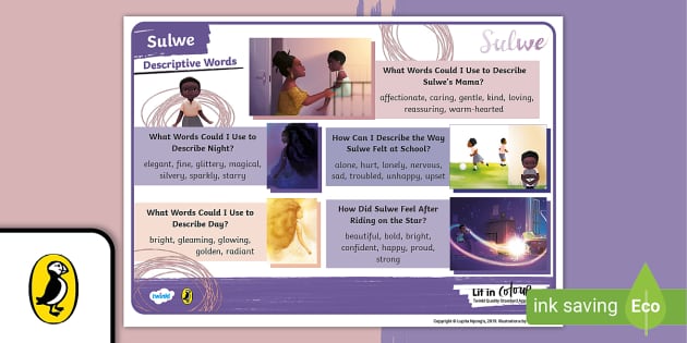 FREE! - Sulwe: Descriptive Word Mat [Ages 5-7] - Twinkl