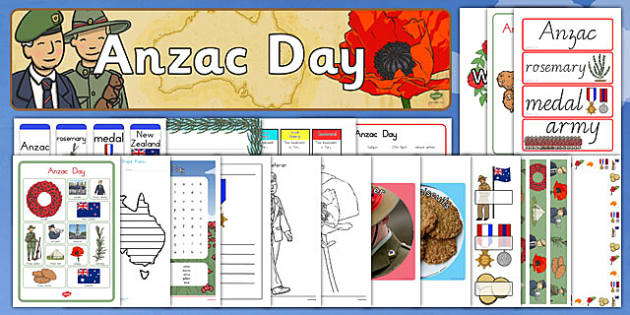 Anzac Worksheets | Resource Pack | Primary Resource - Twinkl