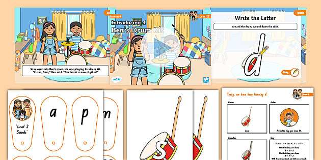 Twinkl Phonics: Level 2: Week 2: 'd' Lesson Pack (Lesson 4)