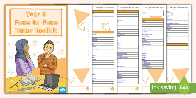 Year 3 Face-to-Face Tutor Toolkit (teacher made) - Twinkl