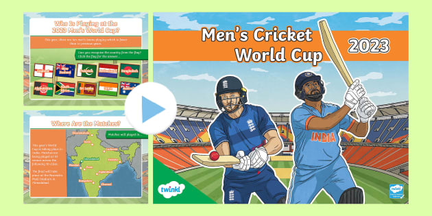 Men's Cricket World Cup 2023 - Information PowerPoint
