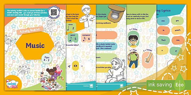 Music Activity Booklets - Twinkl