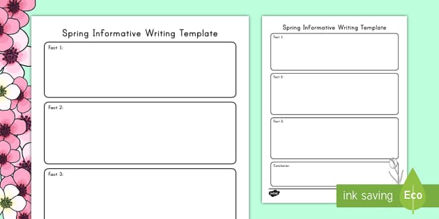 Spring Writing Template | Spring Season | Twinkl USA