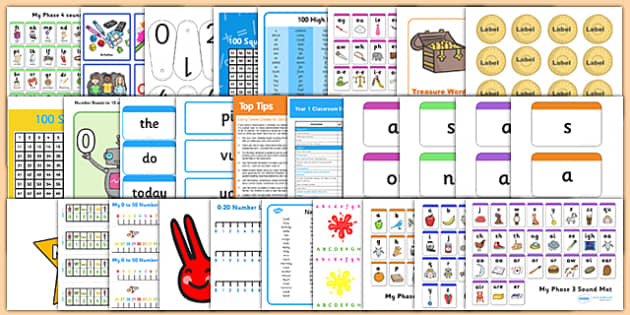 Year 1 Classroom Resources - Essentials Pack - Teacher-made
