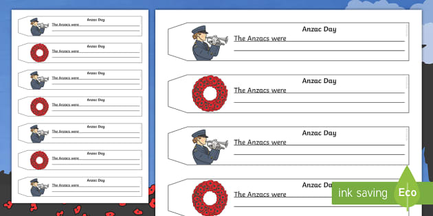 Anzac Day Paper Chain (teacher made)