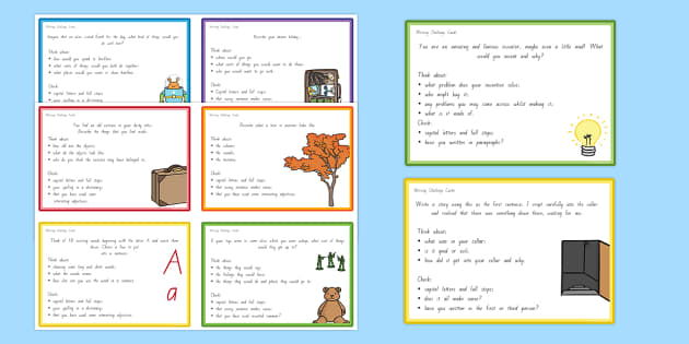 Writing Challenge Cards (teacher made)