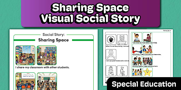 Sharing Space Visual Social Story for Special Education