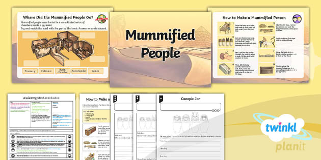 History: Ancient Egypt: Mummies UKS2 Lesson Pack 3 - Twinkl