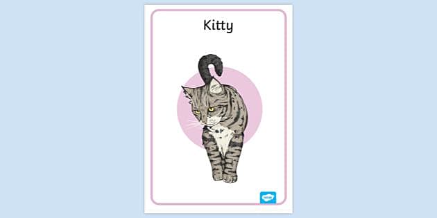 Kitty Poster Online | Primary Resources (Teacher-Made)